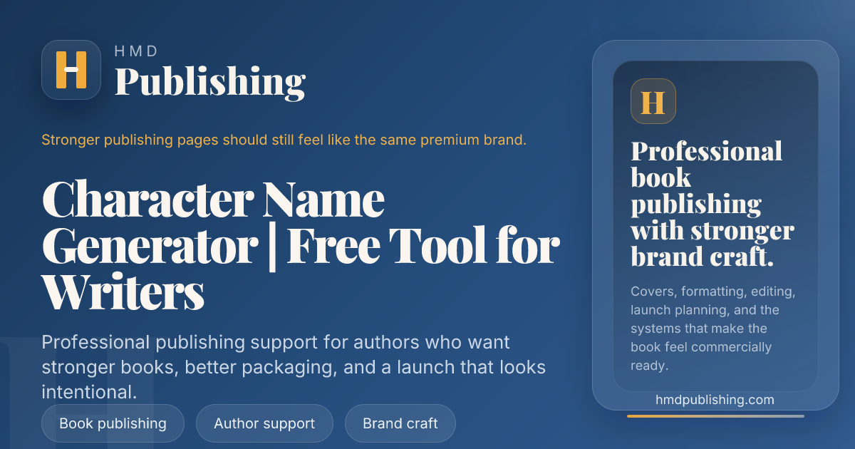 Character Name Generator | Fantasy, Sci-Fi, Romance & More | Free Tool