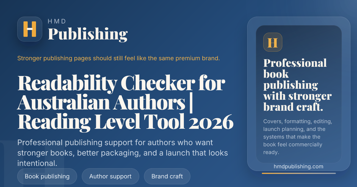 Readability Checker for Australian Authors | Reading Level Tool 2026